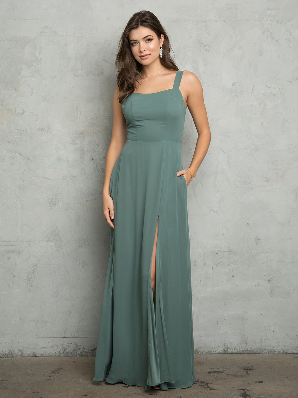 Party dress with open back 3485 – TP Kjoler