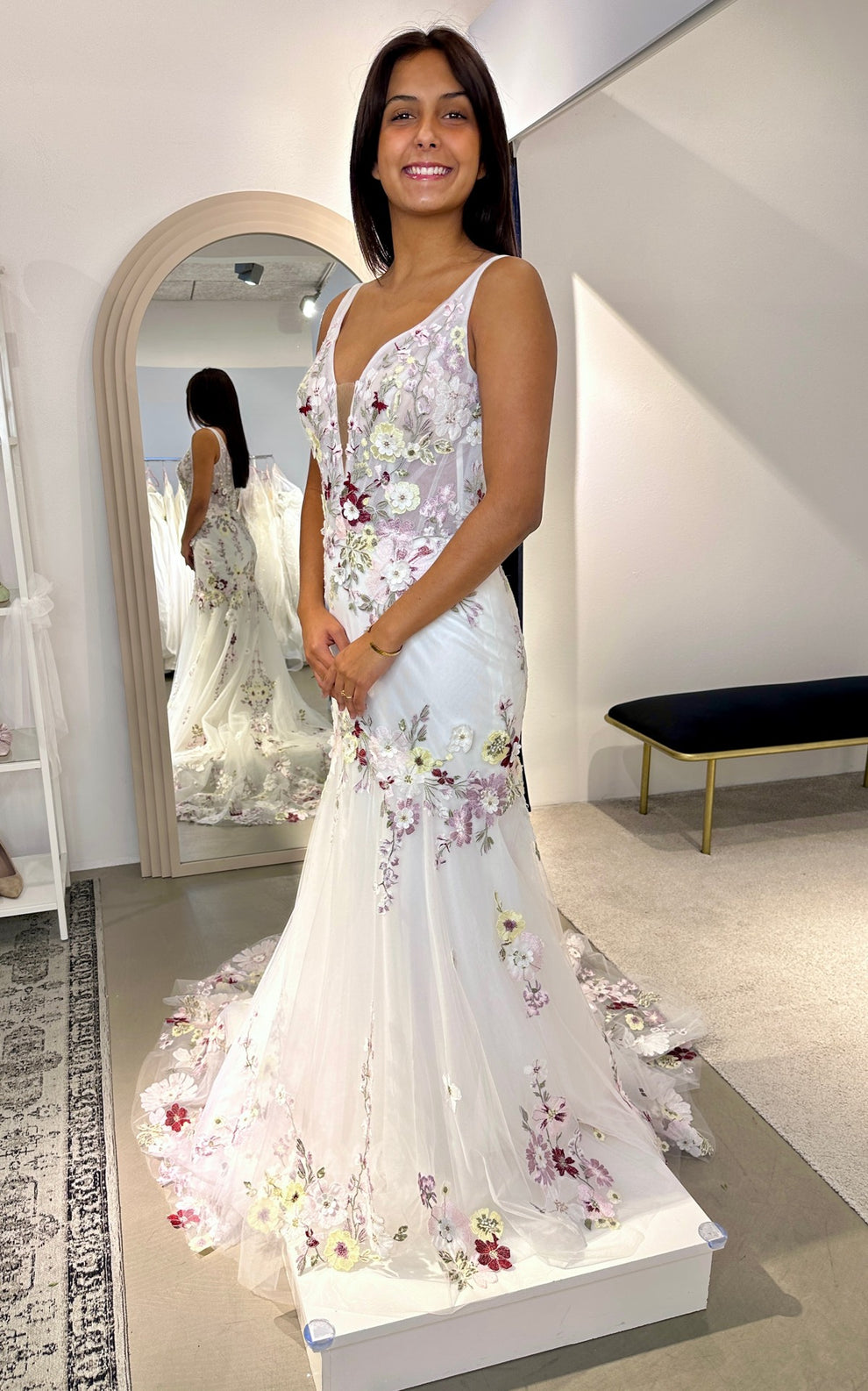 Wedding dress Floral Mermaid – TP Kjoler