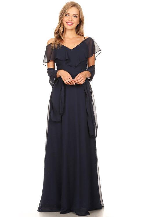 Chiffon dress Ellen – TP Kjoler