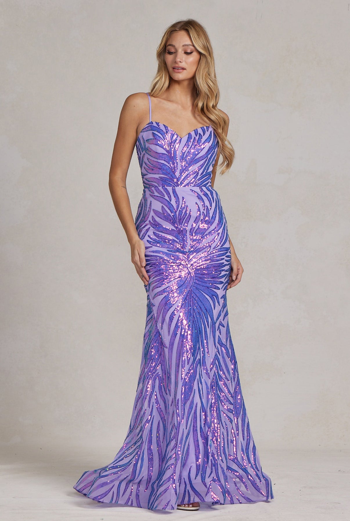 Tight-fitting sequin dress Caroline – TP Kjoler
